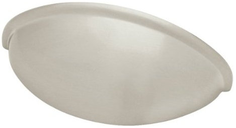 D. Lawless Hardware (5 Pack) 2-1/2 inch Cabinet Shop Plain Cup Pull Satin Nickel | Wayfair
